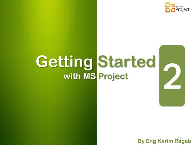Microsoft project 2010 by Karim Ragab | PDF