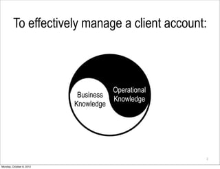 Project Management vs Account Management | PDF