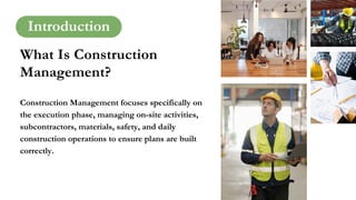 Project Management vs Construction Management | PDF