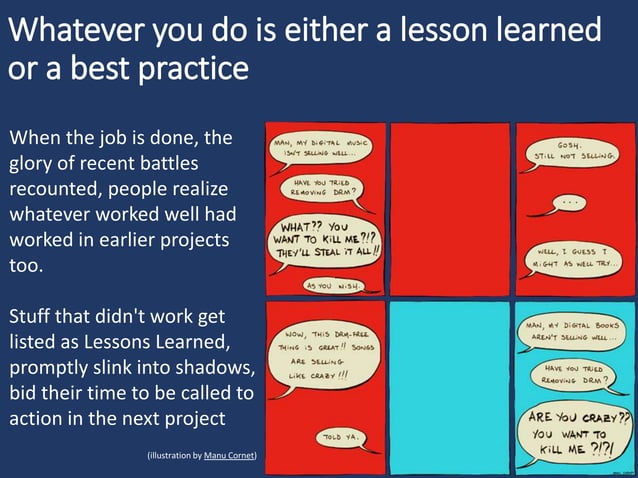 Project management wisdom from the trenches | PPT