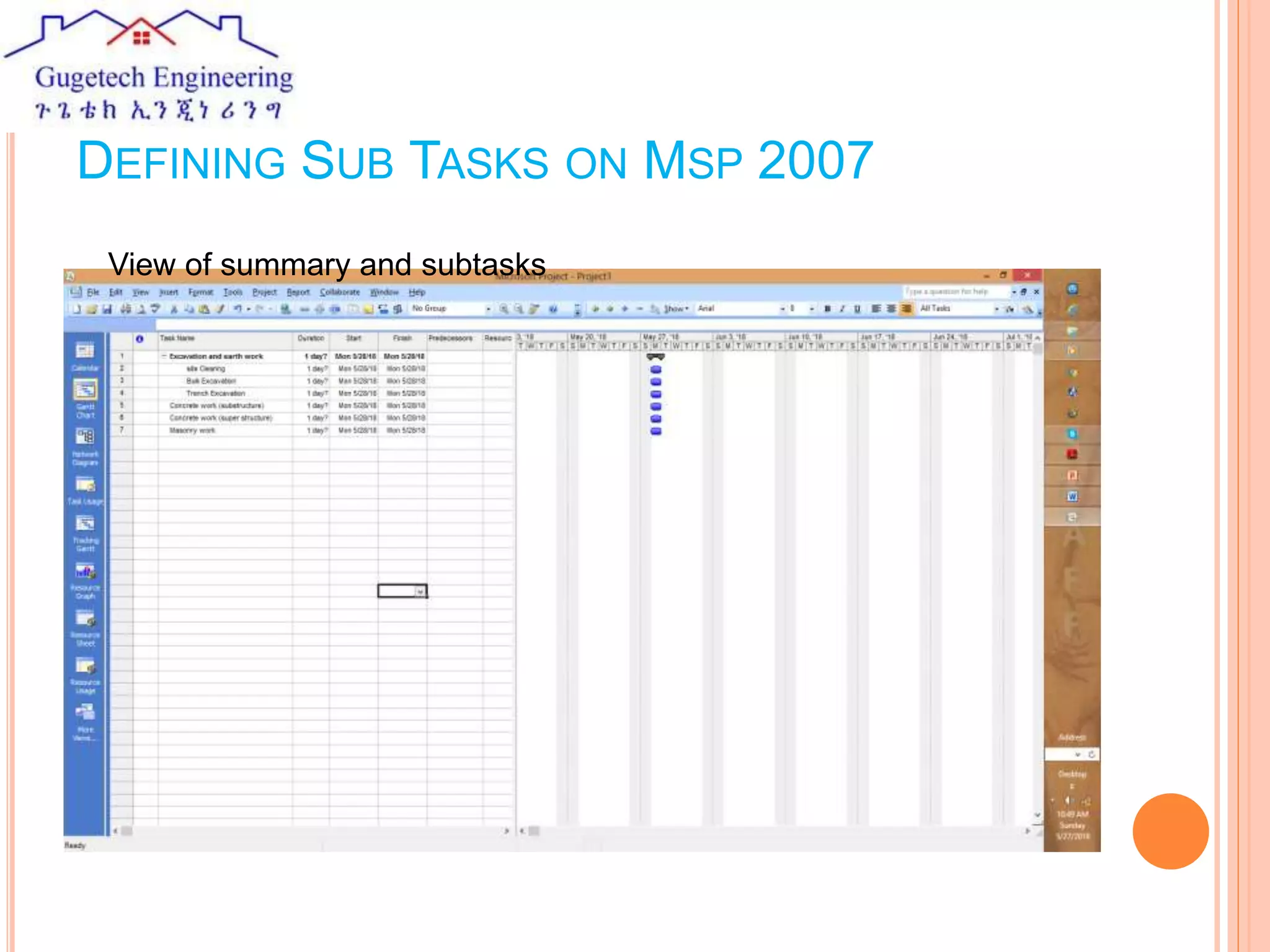 Project management with ms project 2007 | PPT