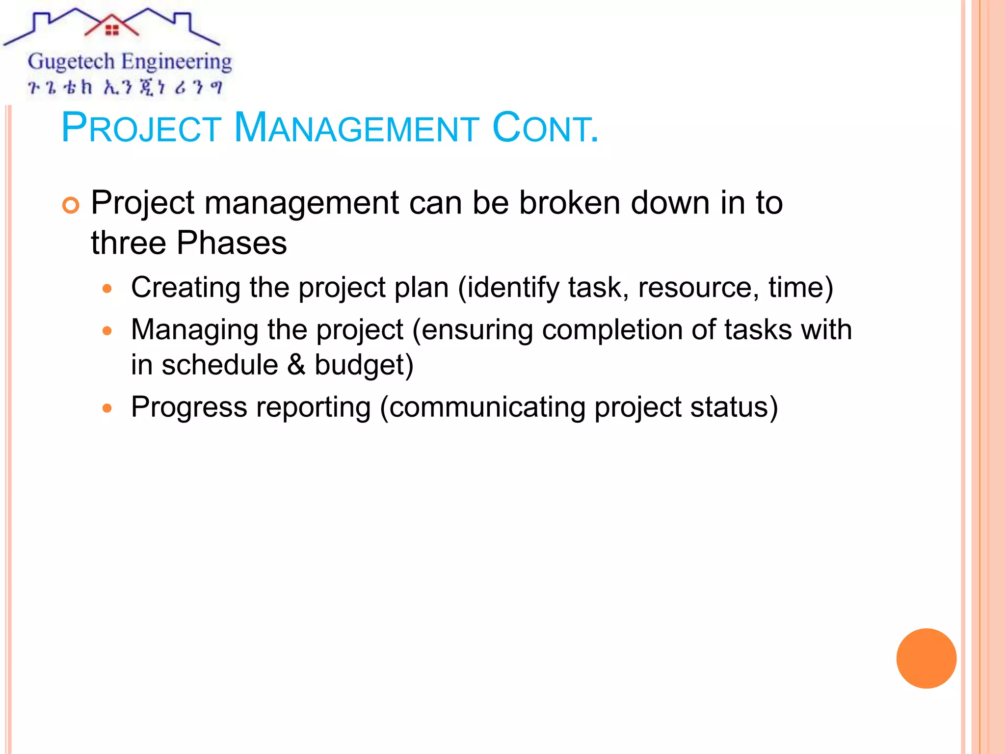 Project management with ms project 2007 | PPT