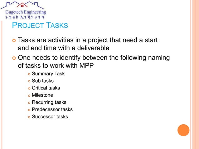 Project management with ms project 2007 | PPT