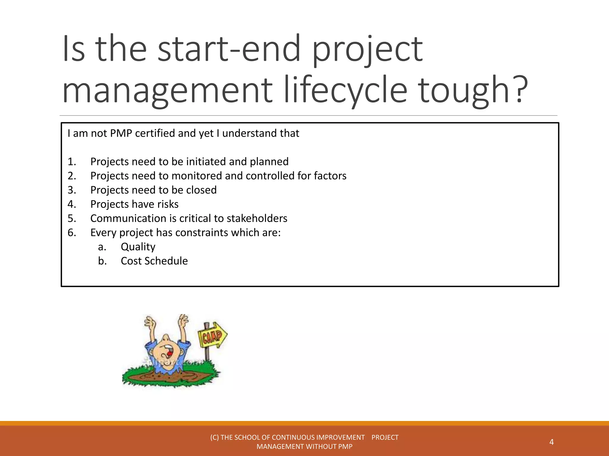 Project management without pmp | PPT