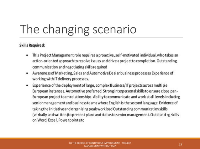 Project management without pmp | PPT