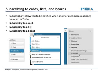 Project management with trello 101 | PPTX