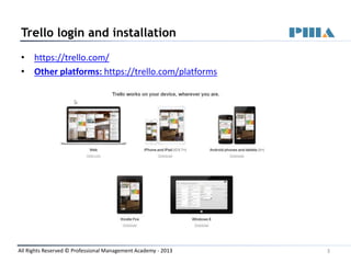 Project management with trello 101 | PPTX