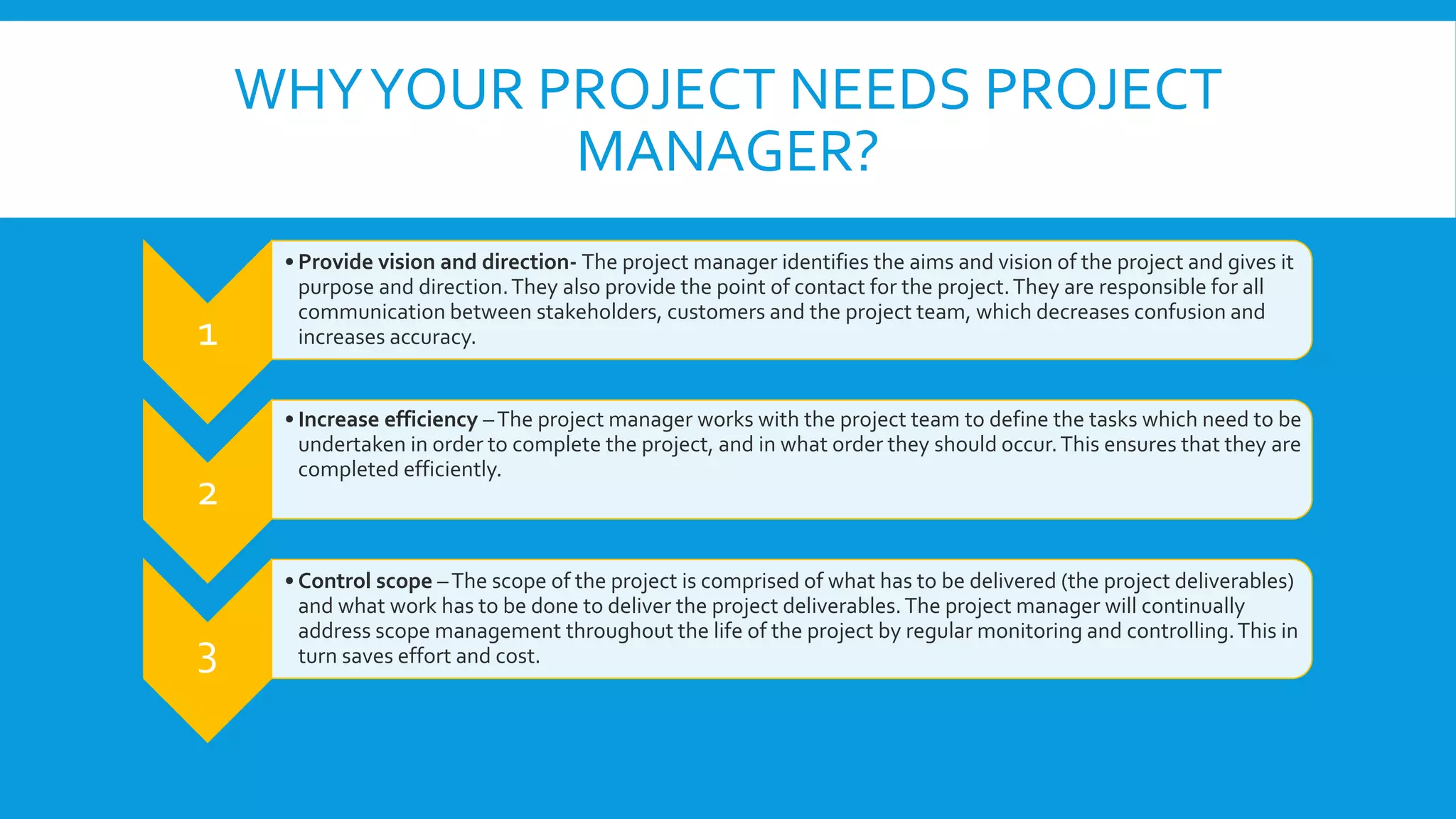 Role and Responsibilities of Project Manager | PPTX