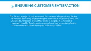 Role and Responsibilities of Project Manager | PPTX