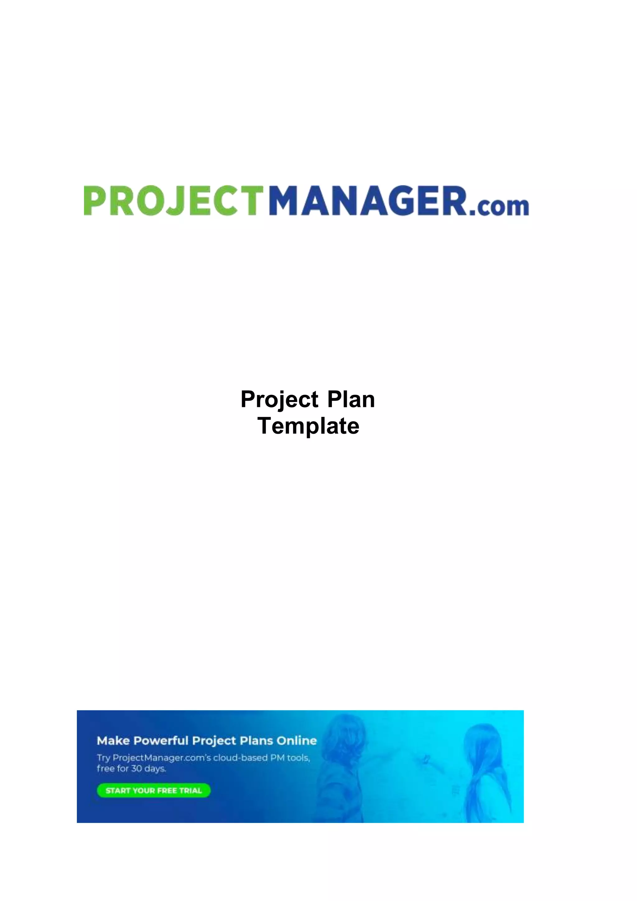 Project manager project-plan-template-cm | PDF