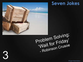 Project Manager 7 Sins 7 Jokes 7 Riddles | PPTX