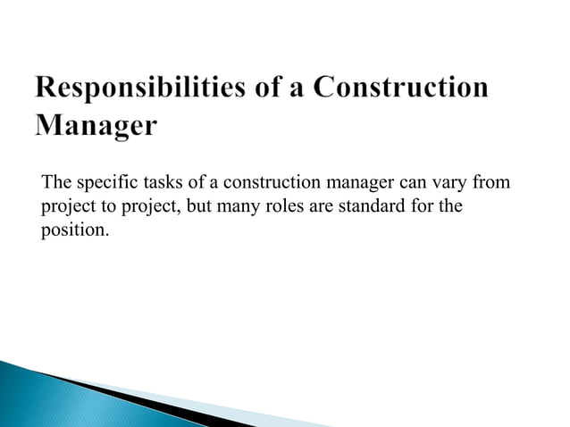 Steven Glaze Kansas City - Project Manager Roles and Responsibilities | PPT