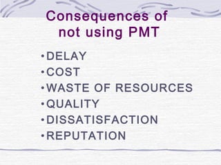 Project managment ppt | PPT