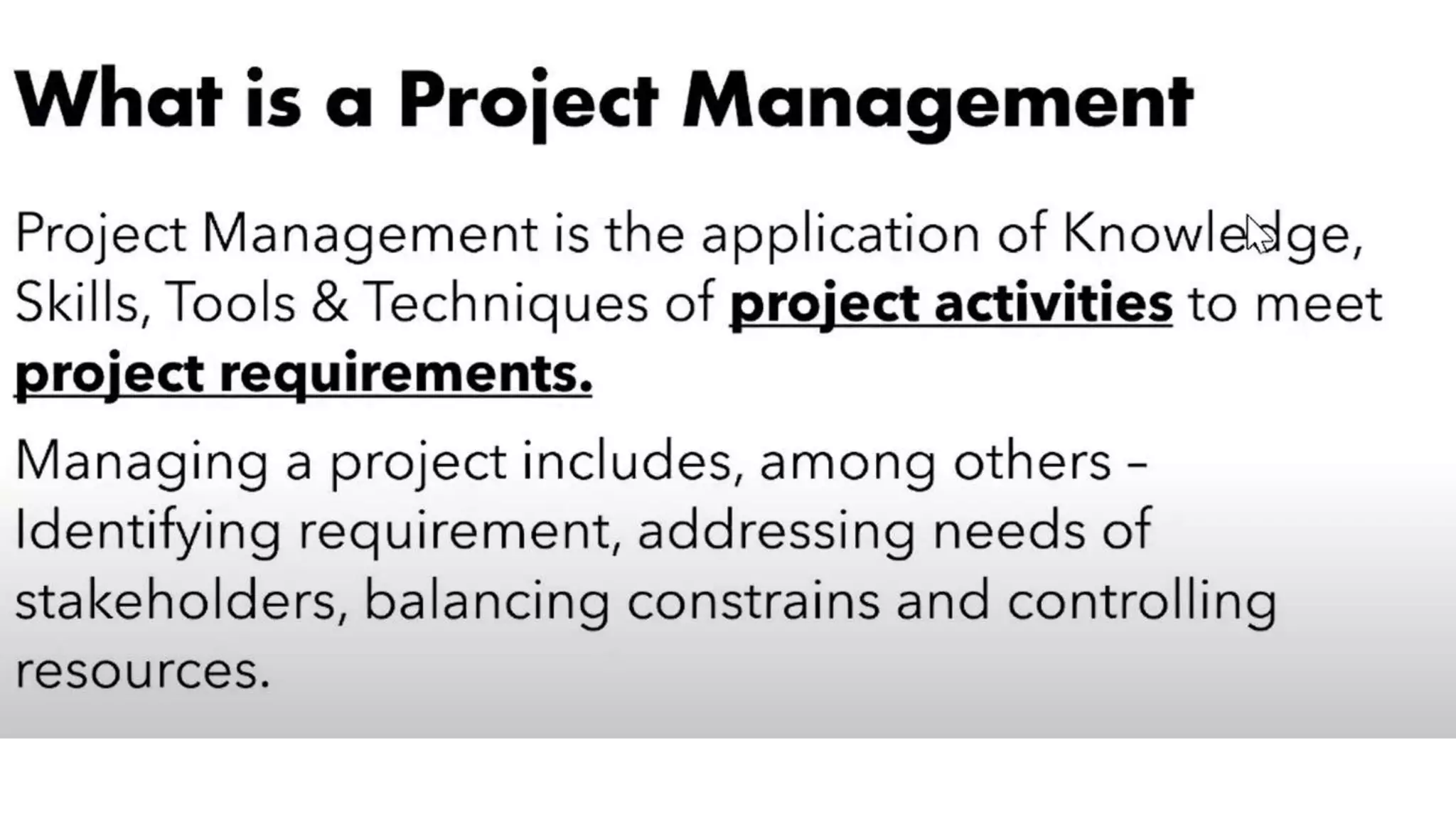 Project Mangement | PPTX | Business | Business and Finance