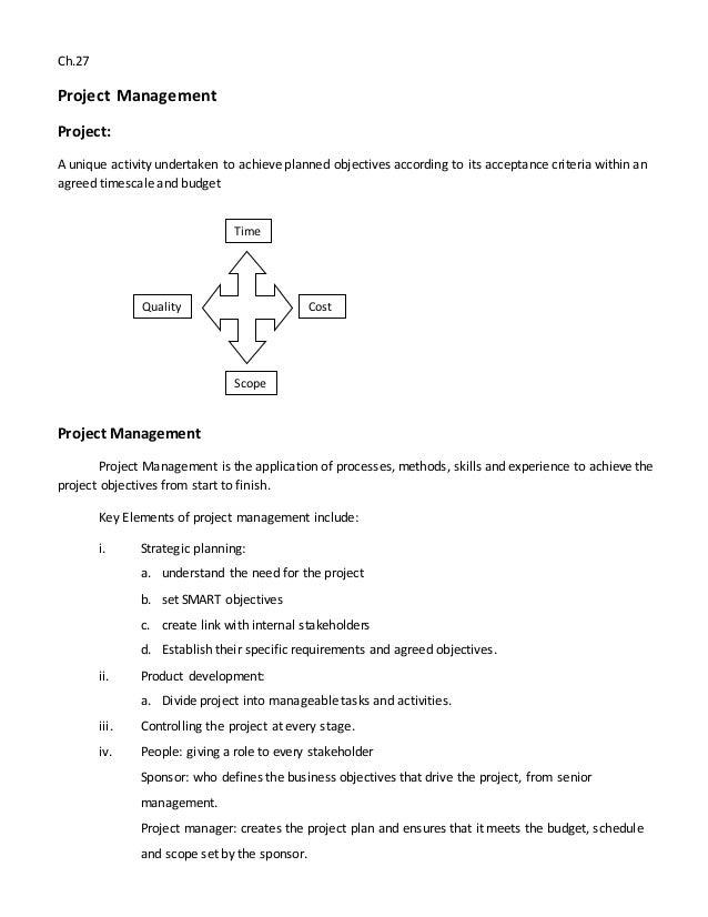 Project mangement part 1