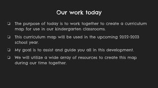 Project map curriculum map development guide | PPT