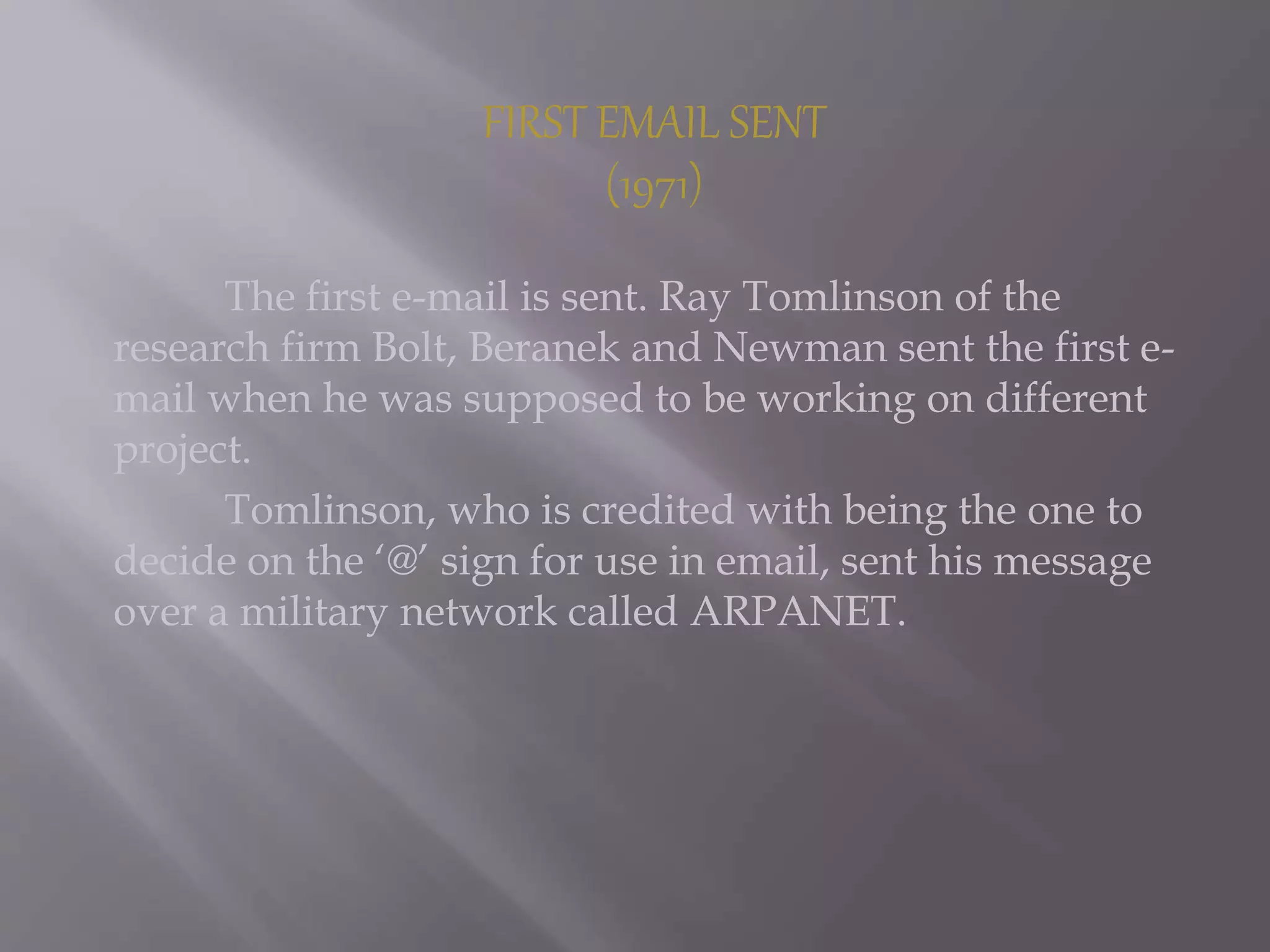 technology from 1970 to 1980 | PPTX