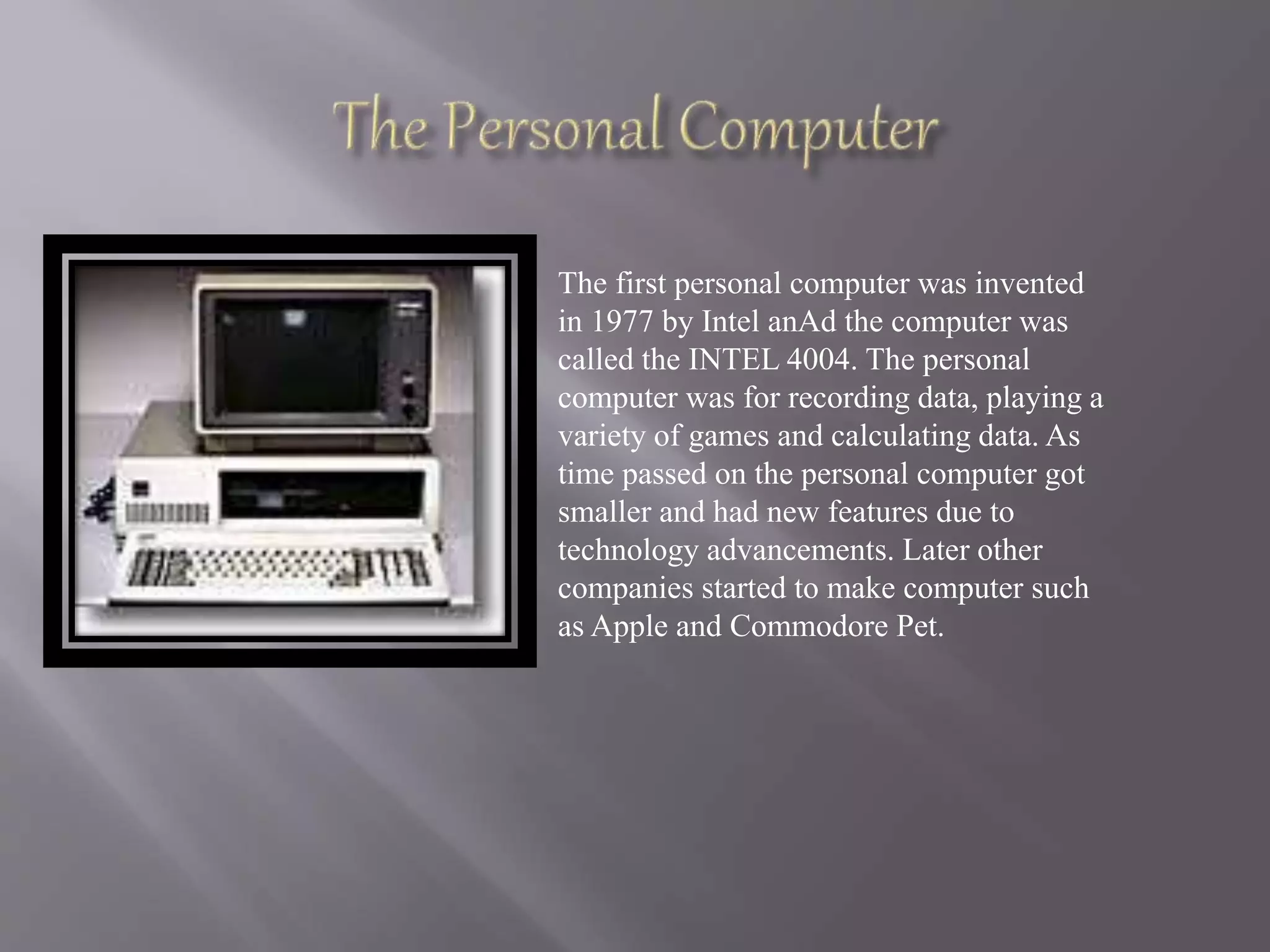 technology from 1970 to 1980 | PPTX
