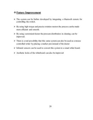 AUTOMATIC WHITEBOARD CLEANER | DOCX