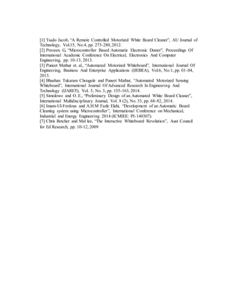 AUTOMATIC WHITEBOARD CLEANER | DOCX