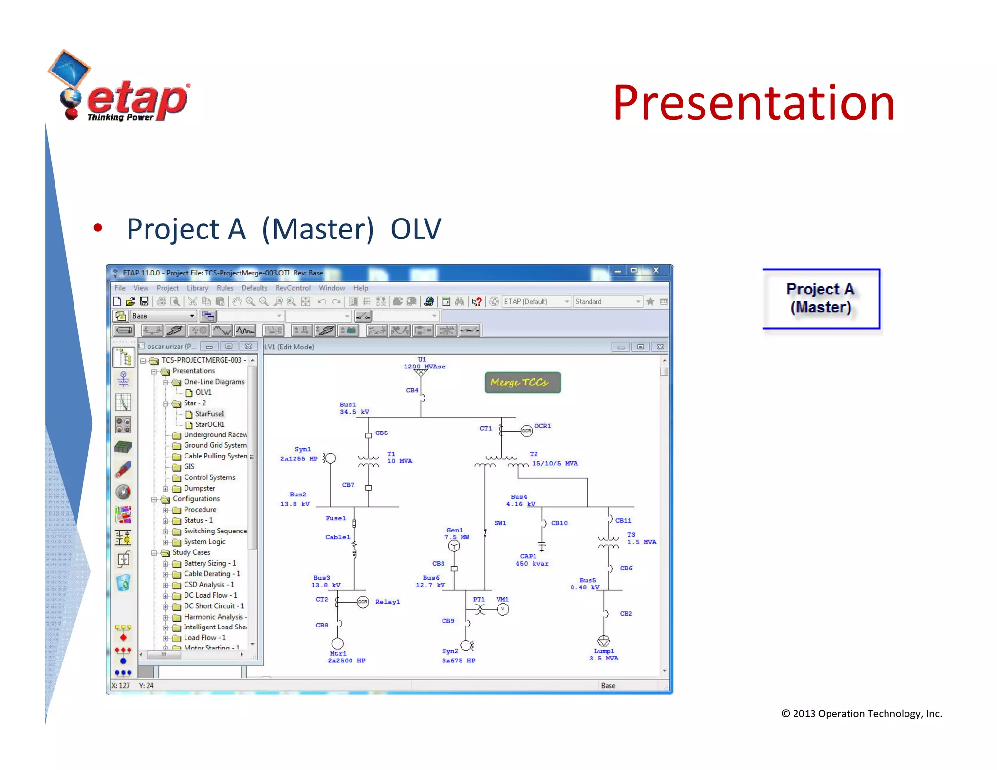 ETAP - Project merge | PDF