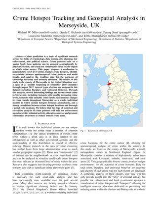 Merseyside Crime Analysis | PDF