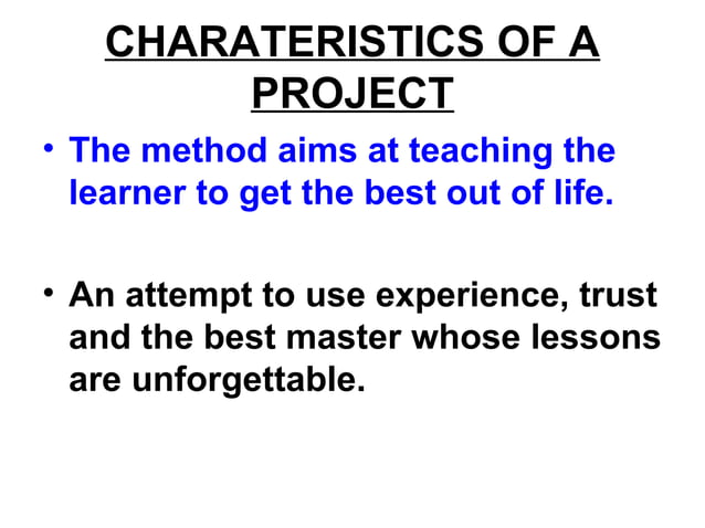 Project Method | PPT