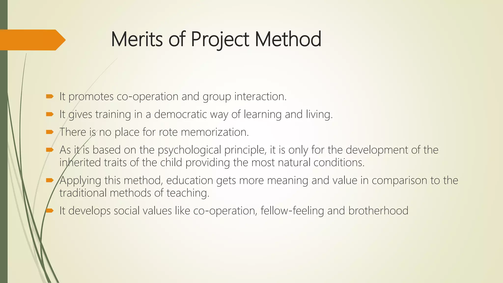 Project method | PPTX