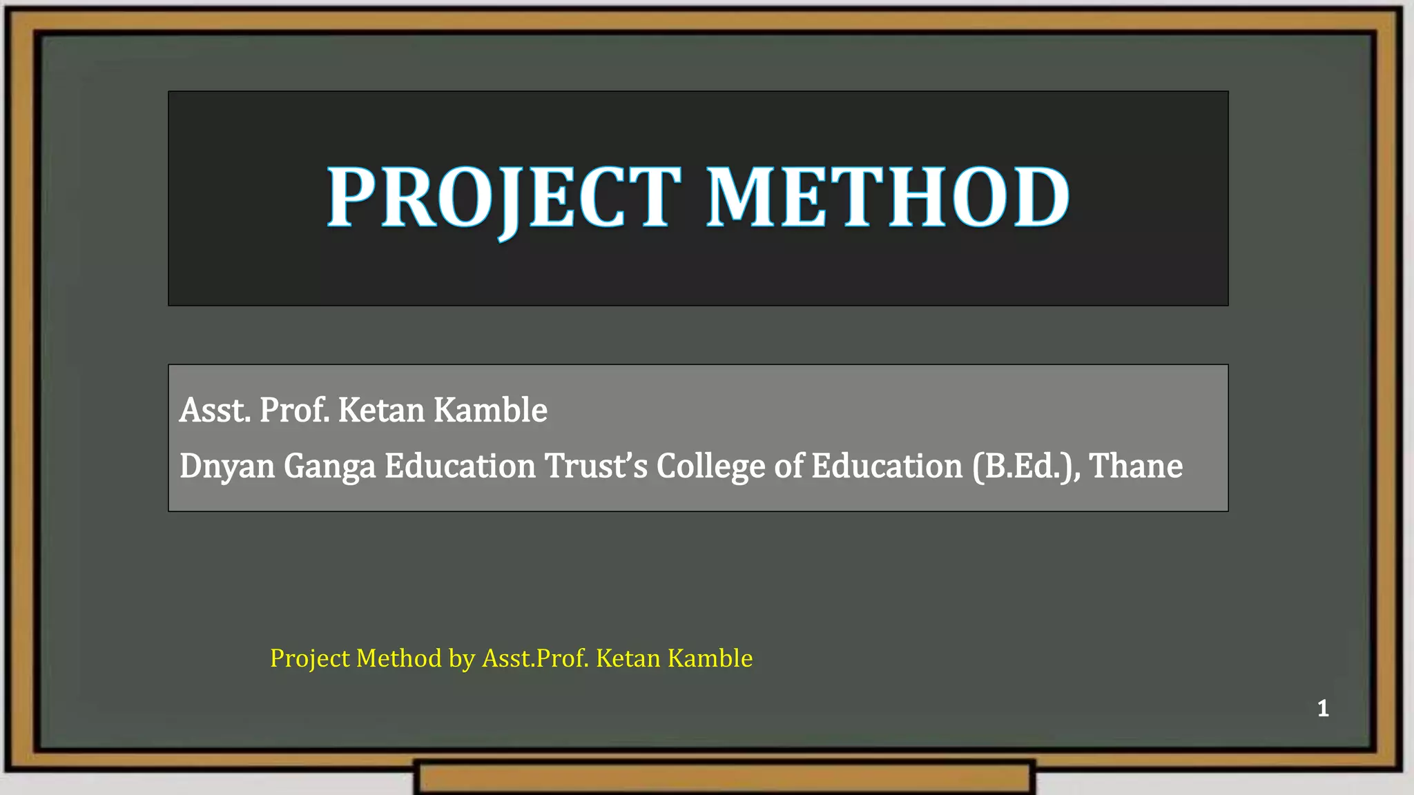 Project method | PPT