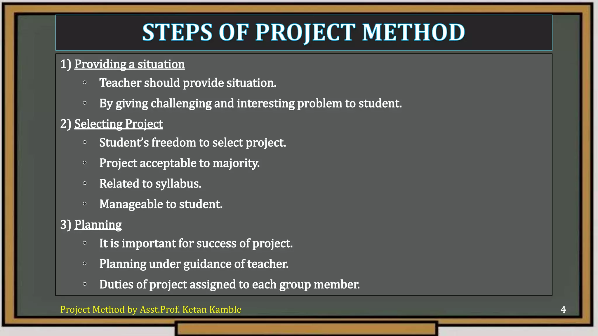 Project method | PPT