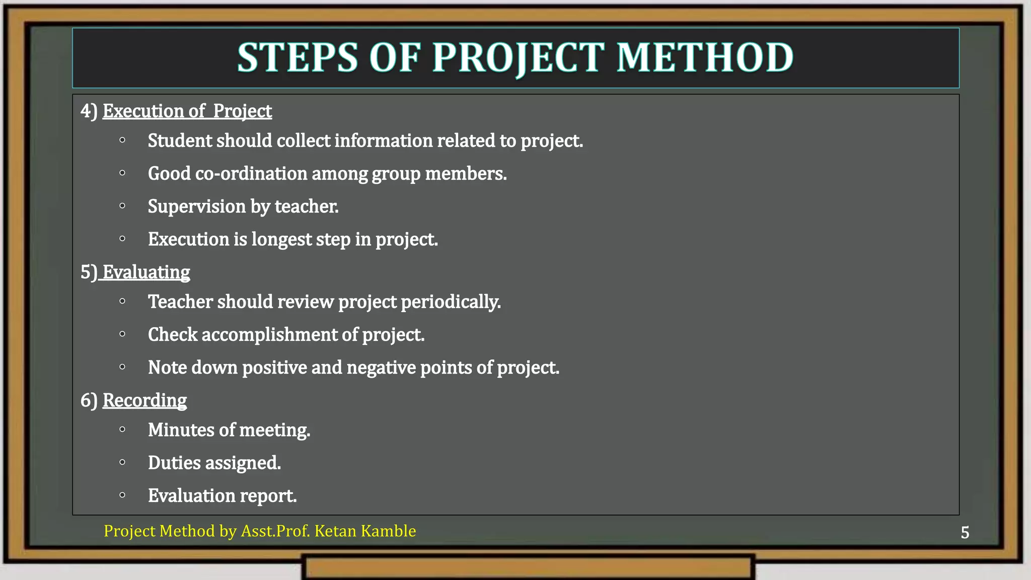 Project method | PPT
