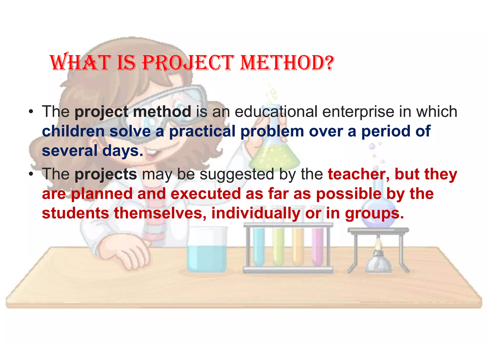 Project method | PDF | Homework and Study | Education