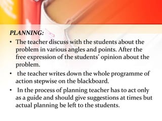 Project method of teaching | PPTX