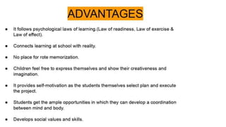 Project method of teaching ppt by sanjay jangid | PPT