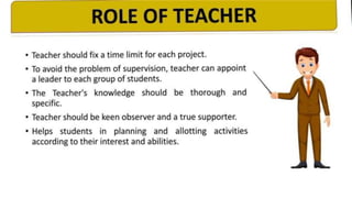 Project method of teaching ppt by sanjay jangid | PPT