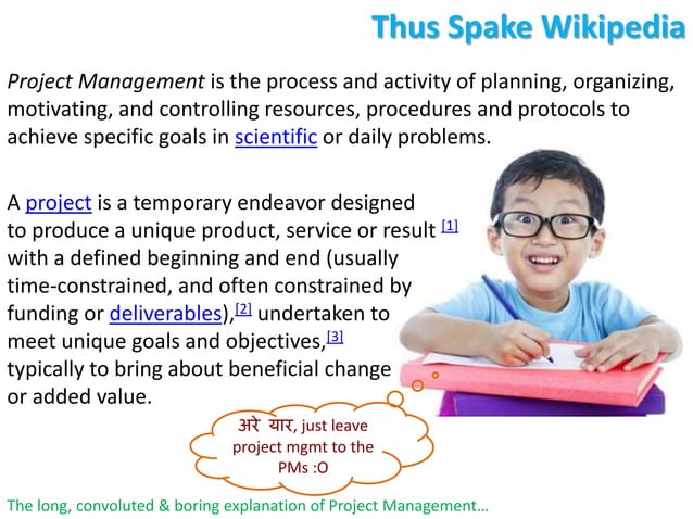 Project Management + Customer Experience by @PrakashSwamy | PPT
