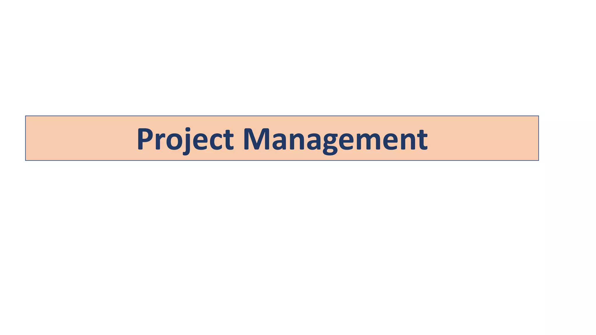 Project mgt. | PPTX