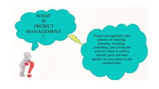 Project mgt. | PPTX