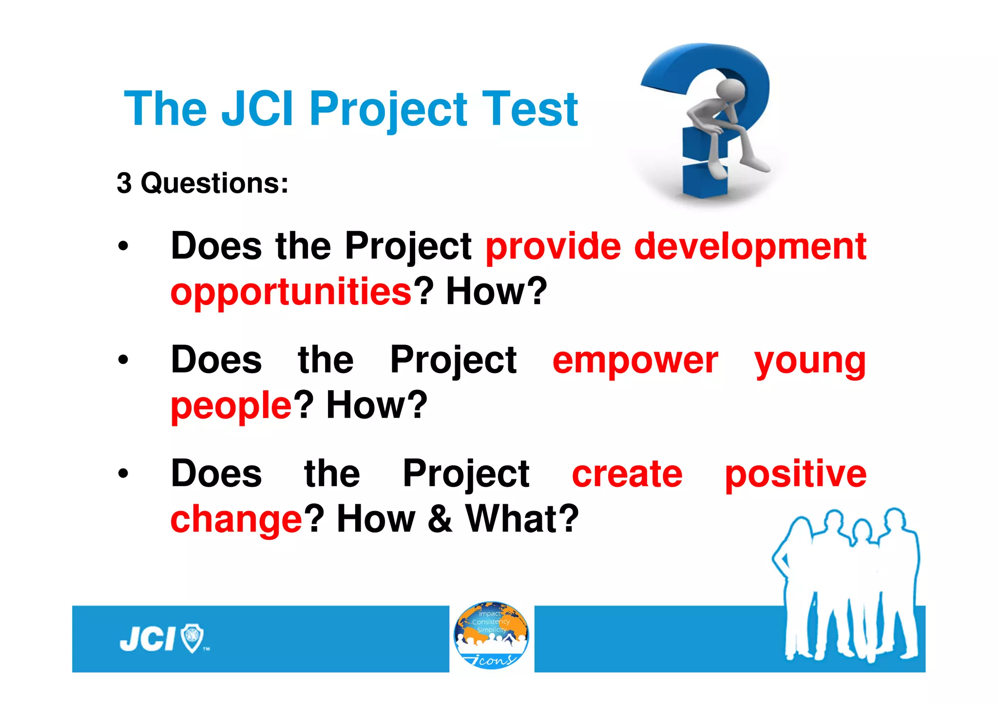 Project mgt thru jci active citizenship framework | PDF
