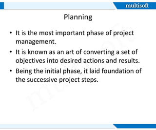 4 Phases of Project Management Cycle | PPT