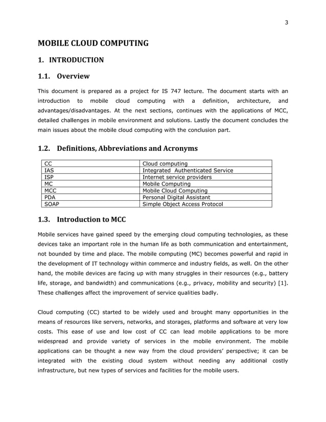 Mobile cloud computing | PDF