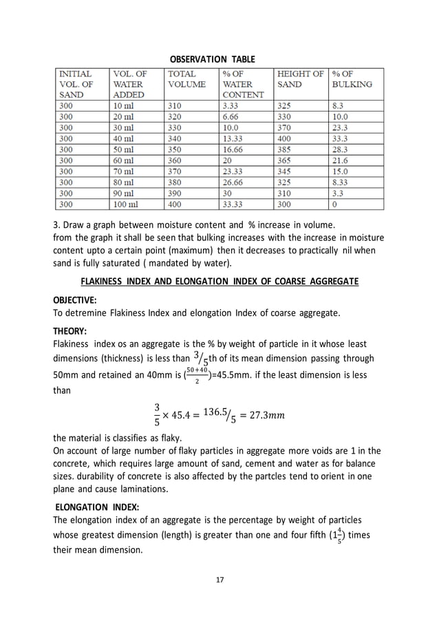 Project Report on Concrete Mix Design of Grade M35 | DOCX | Civil ...