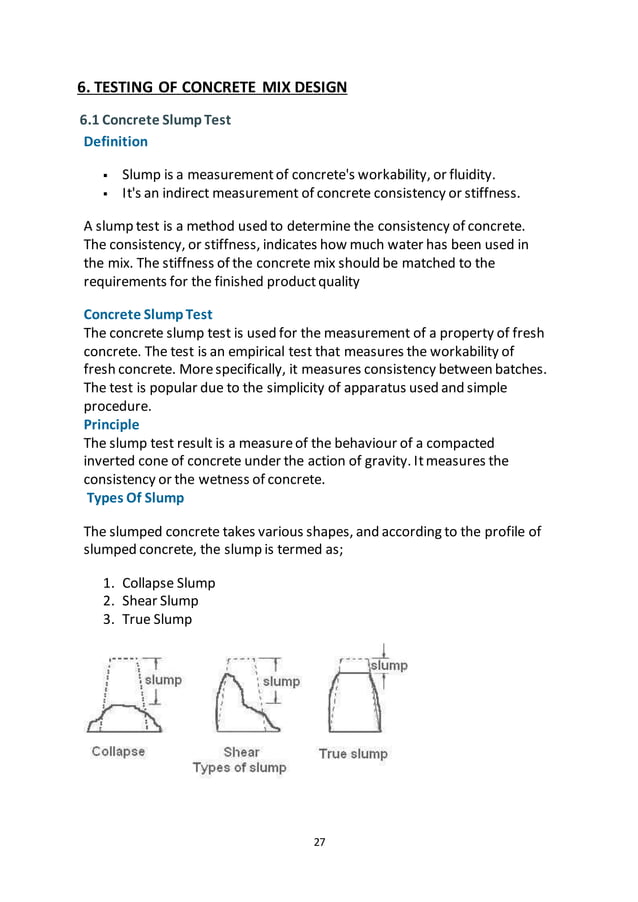 Project Report on Concrete Mix Design of Grade M35 | DOCX | Civil ...