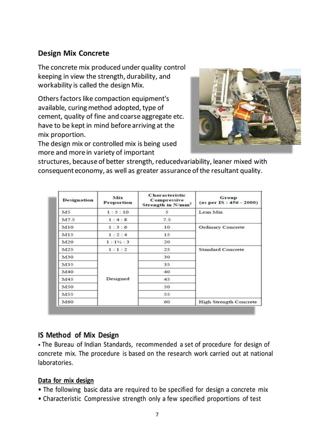 Project Report on Concrete Mix Design of Grade M35 | DOCX | Civil ...