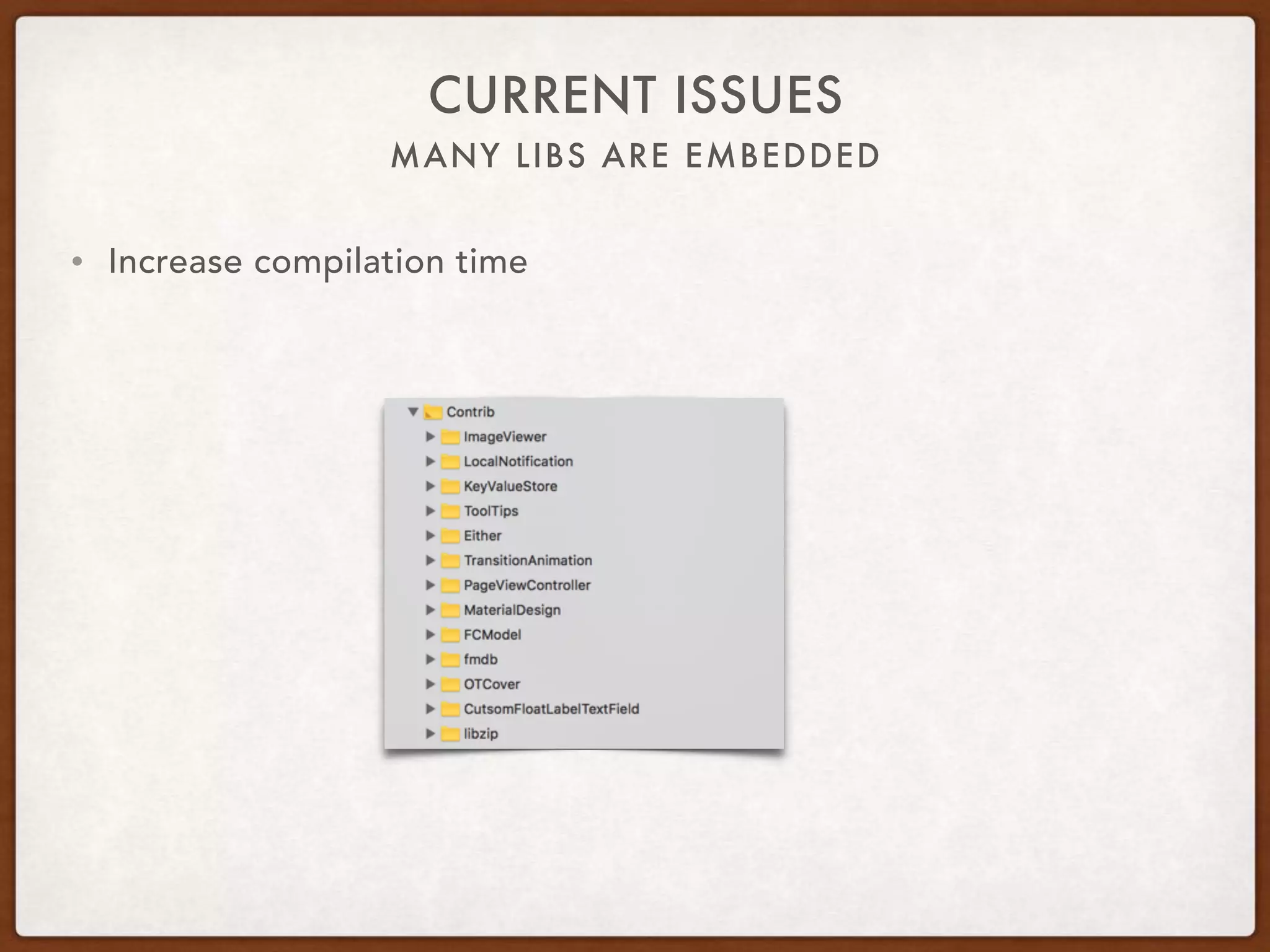 iOS Project modularisation