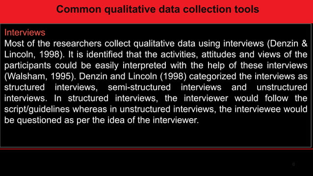 Project Monitorig And Evaluationdata Collection Methodspptx