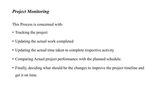 Project monitoring activity | PPTX