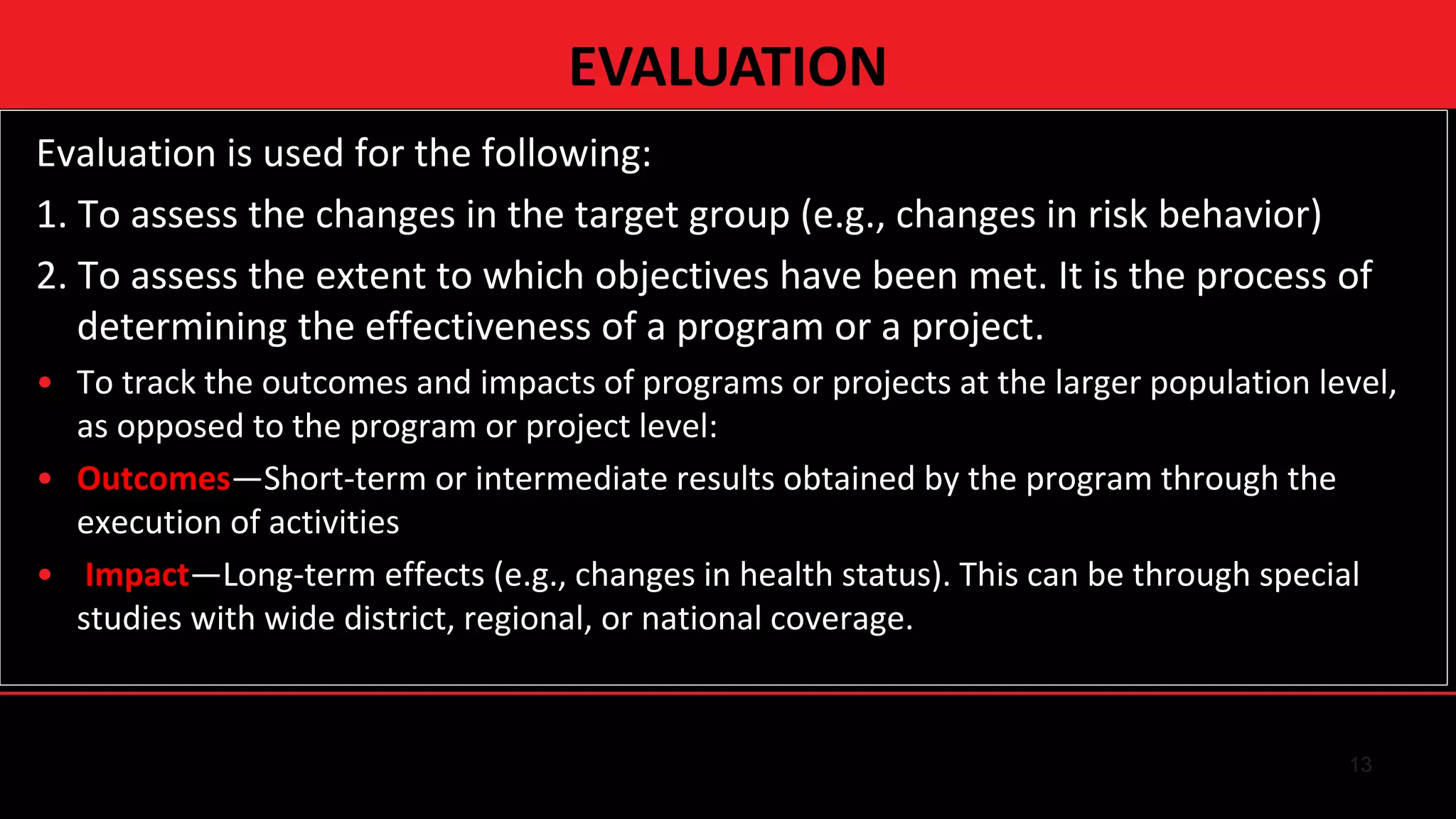Project Monitoring and Evaluation (M and E Plan) Notes | PPTX