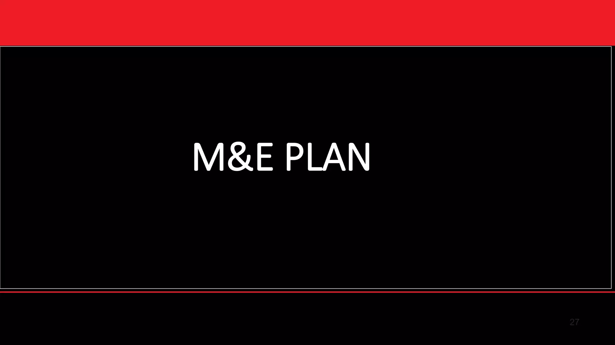 Project Monitoring and Evaluation (M and E Plan) Notes | PPTX
