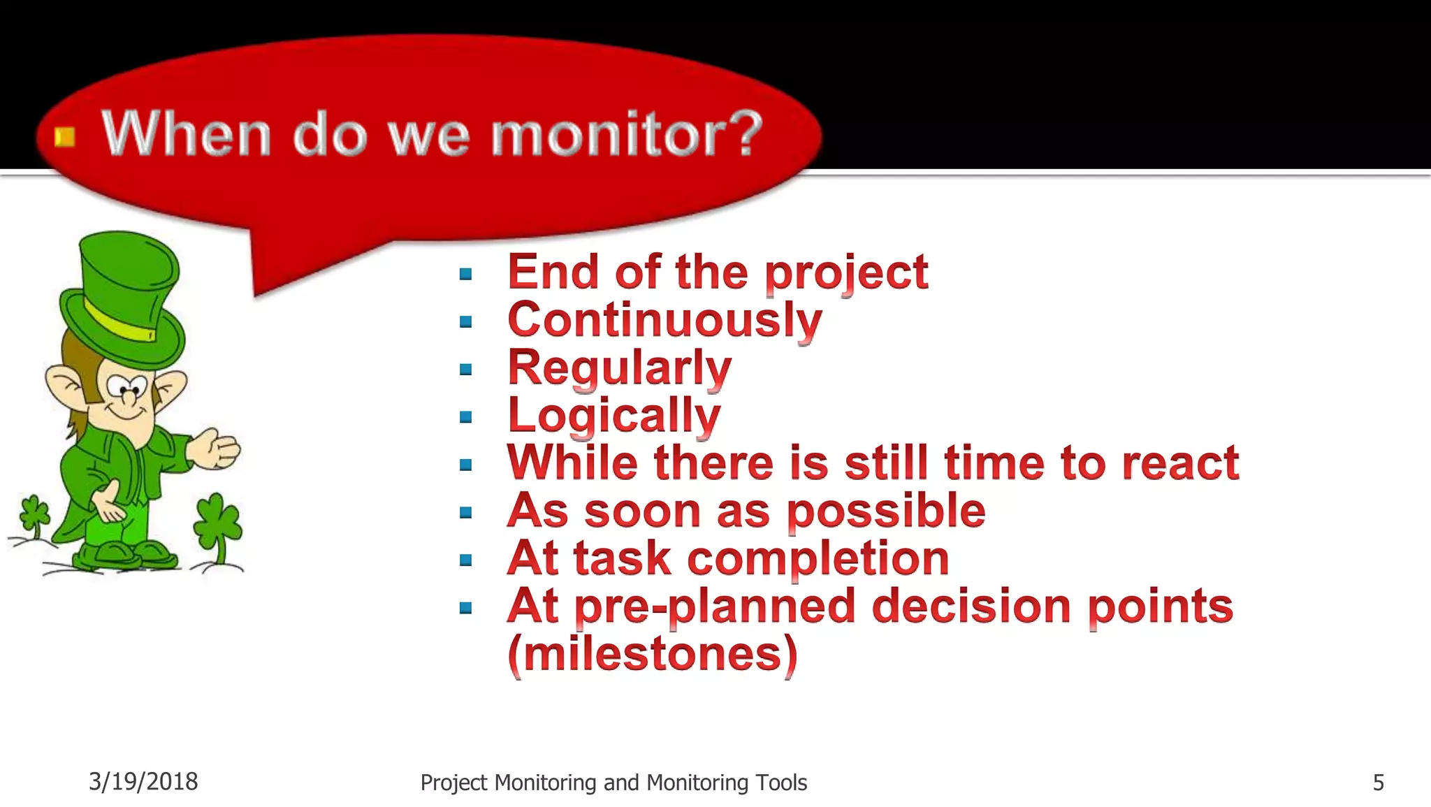 Project monitoring and monitoring tools | PPTX